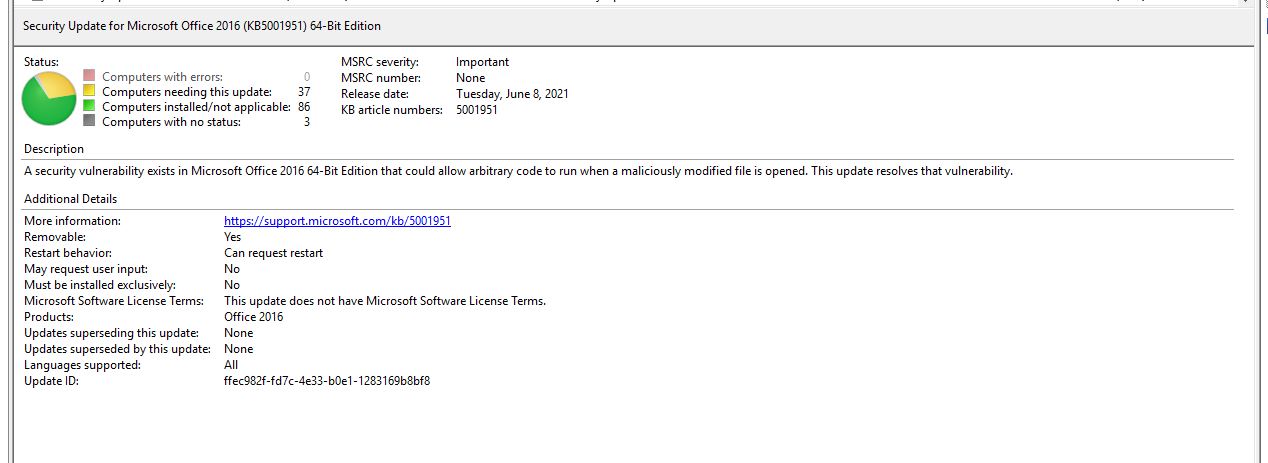Wsus update superseded or not - Microsoft Q&A