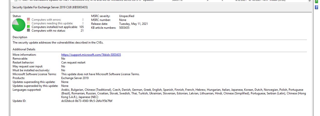 Wsus update superseded or not - Microsoft Q&A