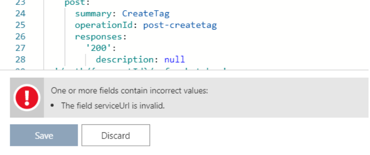 Error When Saving Openapi Specification In Azure Api Management Microsoft Qanda 7142