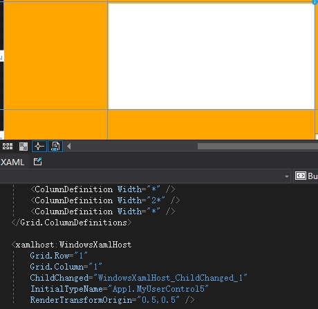 WPF using WindowsXamlHost can set it from quadrilateral to triangle ...
