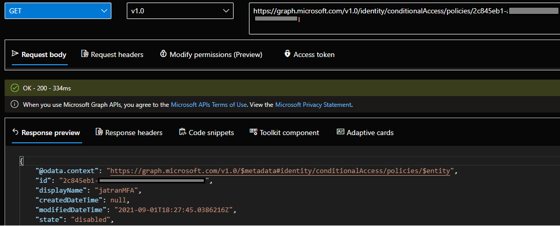 Ms Graph Not Returning All Conditional Access Policies Microsoft Qanda