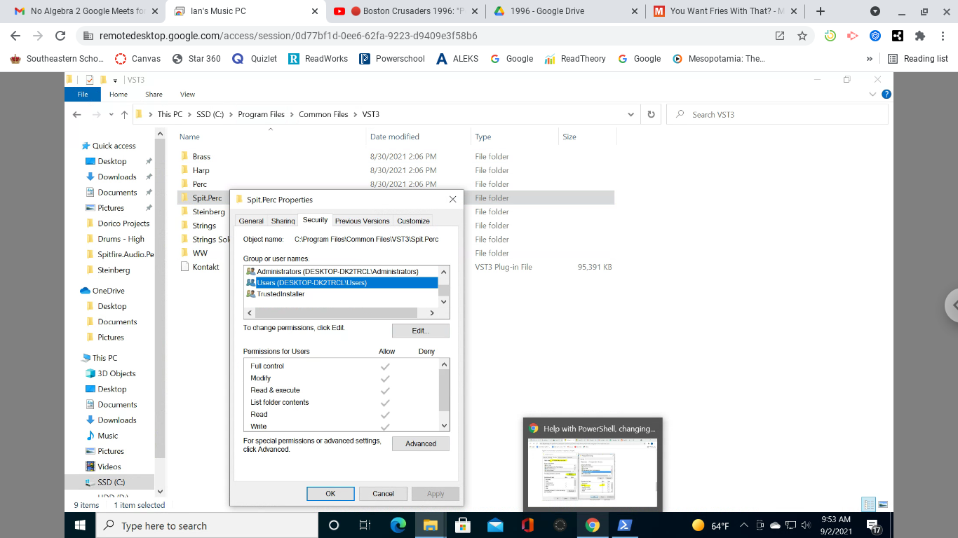 Help with PowerShell, changing from read-only - Microsoft Q&A