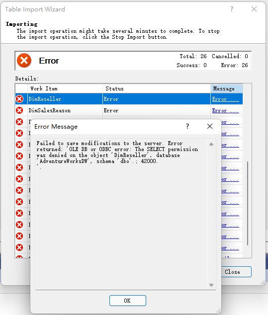 Deploy Ssas Tabular Model To Server Eoor Ole Db Or Odbc Error Microsoft Qanda