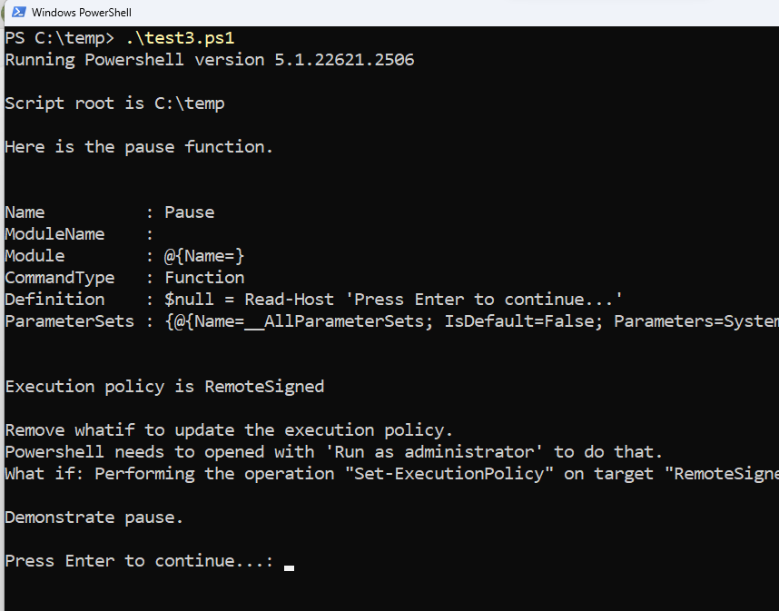 Powershell命令$PSScriptRoot在win11脚本里不生效？ - Microsoft Q&A