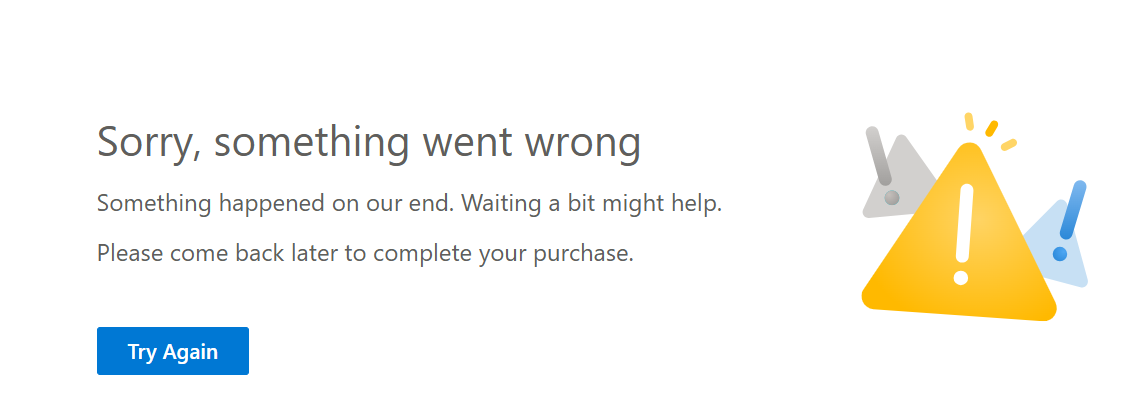 Cannot complete signing up for Microsoft 365 premium (for college ...