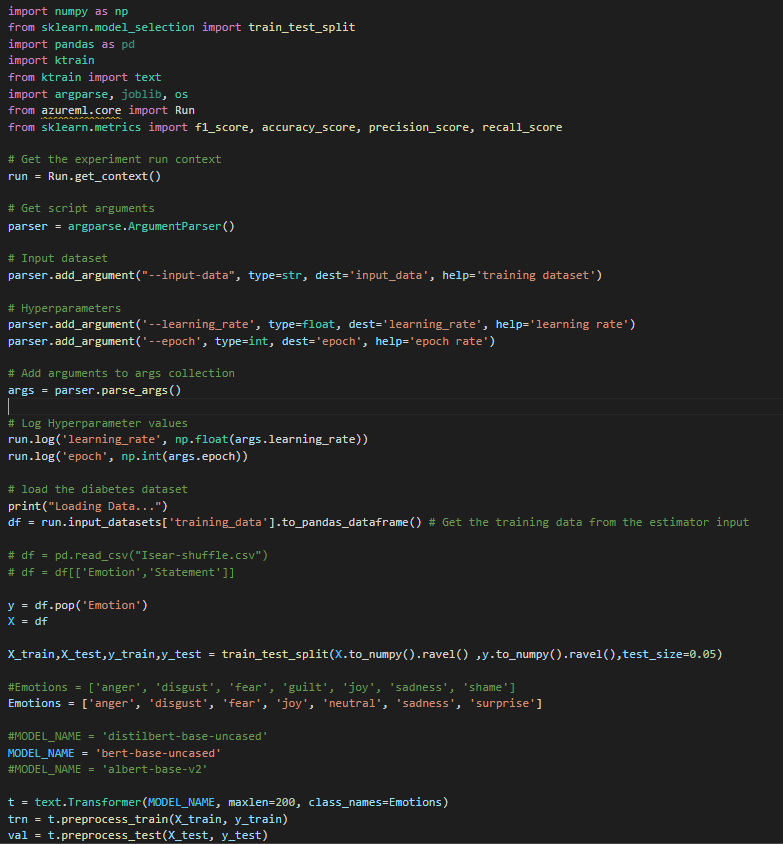 Azure ML: User errors were found in at least one of the child runs ...