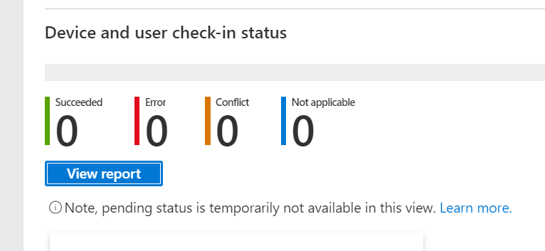 Configuration Policy Report Ends Showing 0 Microsoft Qanda