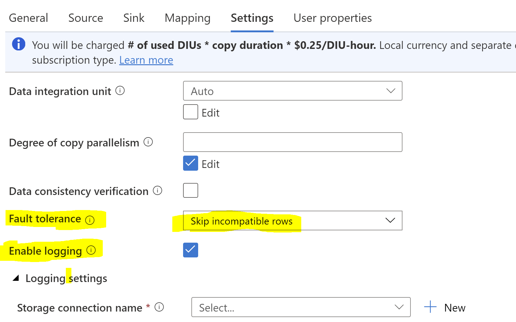 Data Factory - DelimitedTextMoreColumnsThanDefined - Microsoft Q&A