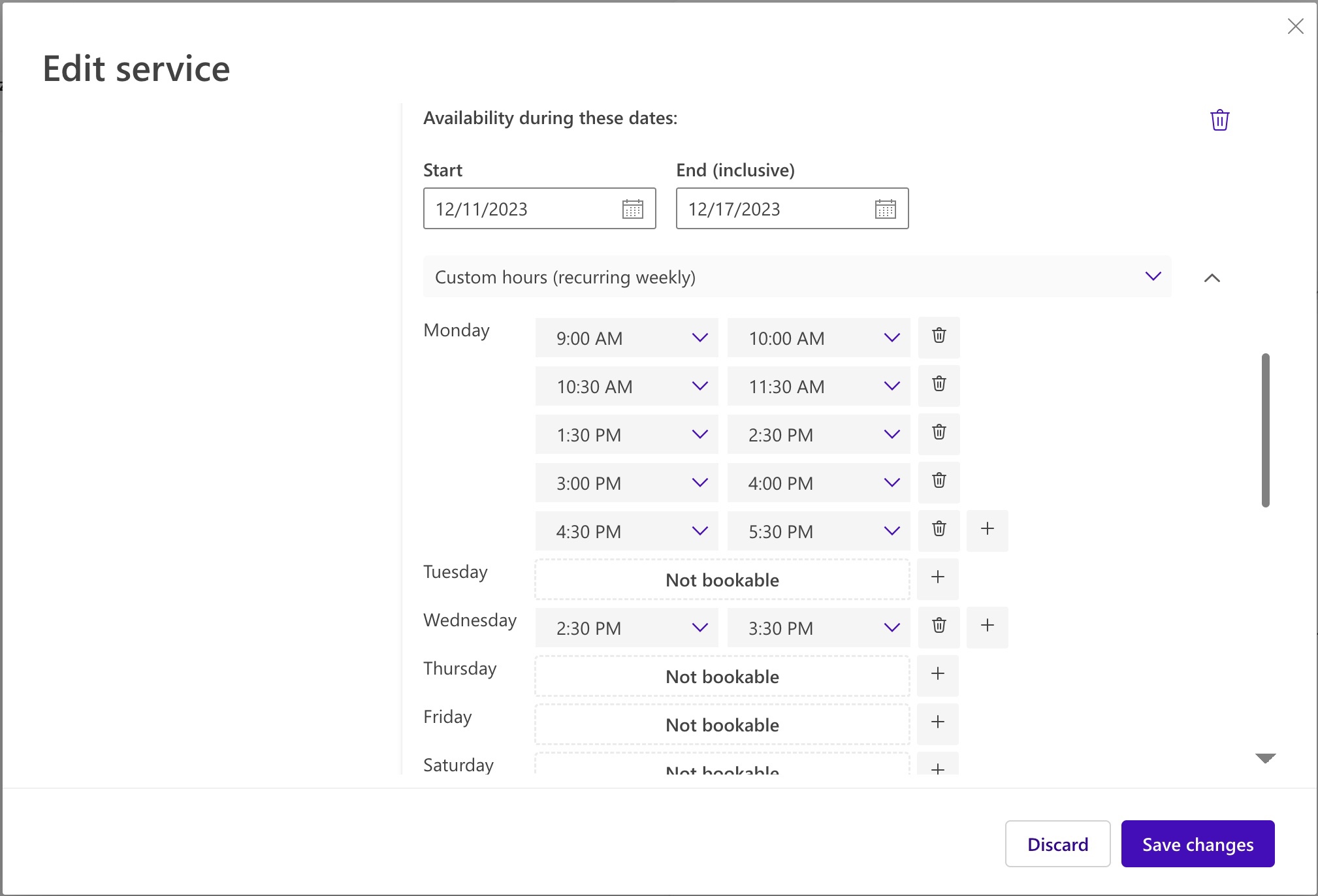 How to resolve Bookings availability issue when staff is assigned to service? - Microsoft Q&A
