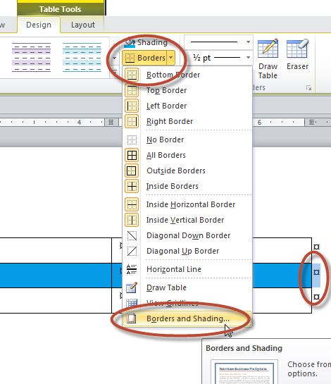 How can I remove background color in a table row without deleting the ...