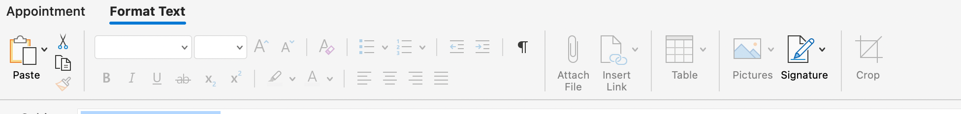 Text formatting is greyed out for calendar events - how do I fix this ...