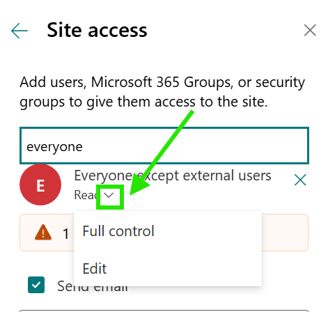 How can I invite everyone in the company to a new SharePoint site? - Microsoft Q&A