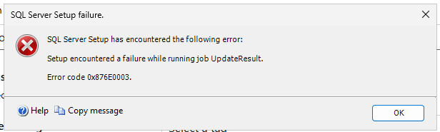 Trouble while install SQL Server 2022 - Microsoft Q&A