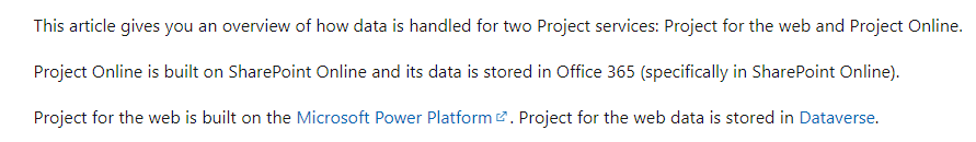 How to Access a "Project Web App or Project for the Web" Project using "Project Online or ...