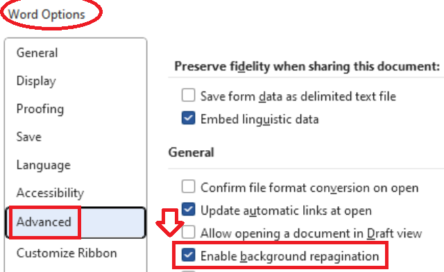 How to fix word showing incorrect number of pages. - Microsoft Q&A