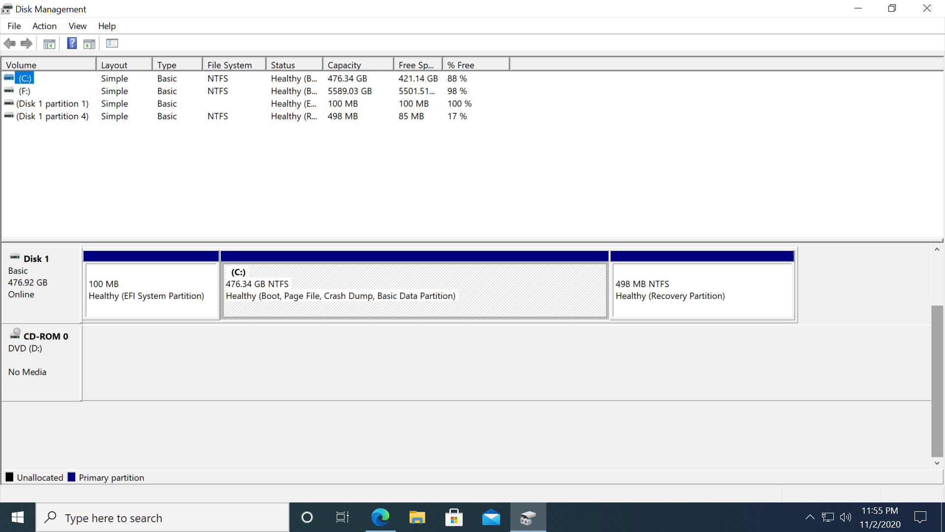 Disk Management: Why does my second hard drive, (SSD) display as Disk 2 ...