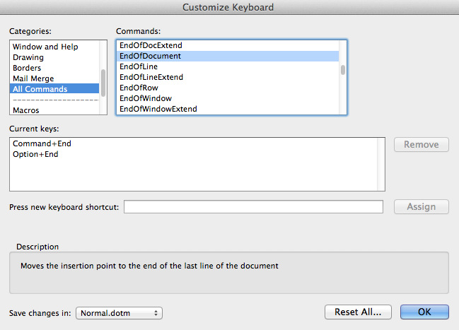 How do I go to end or beginning of a Word document? - Microsoft Q&A