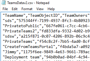 How to export teams and channels data size via PowerShell , is there ...