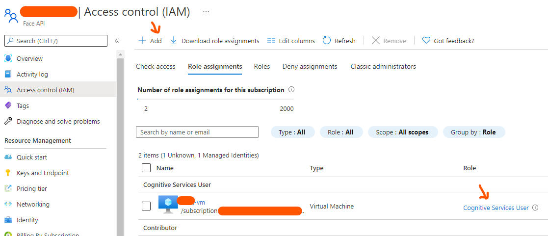 Principal Does Not Have Access To Api Operation Error Returned Trying To Access Text Analytics