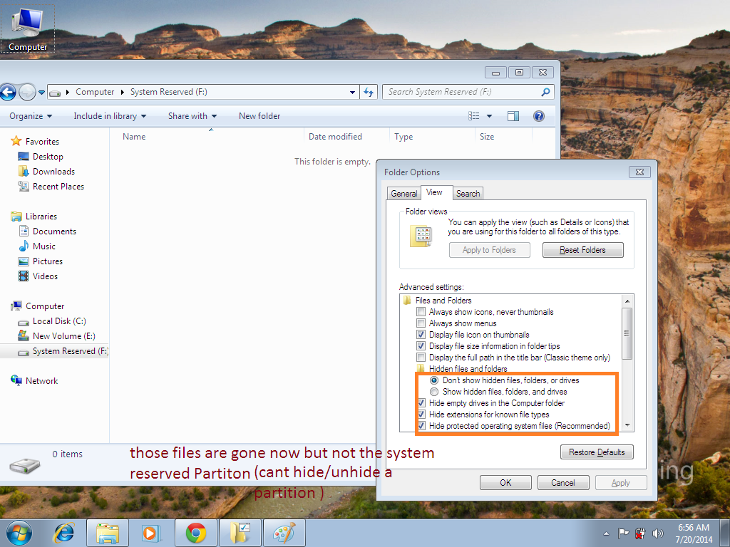 how to remove/hide system reserved Partition - Microsoft Q&A