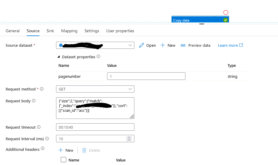 Adf Copy Activity Request Body In Source Table Is Not Considering During Output Microsoft Qanda