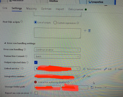 ADF pipeline fails from ADLS gen2 to synapse - Microsoft Q&A