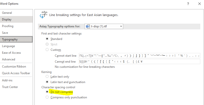 how to make the width of white space constant in MS word? - Microsoft Q&A