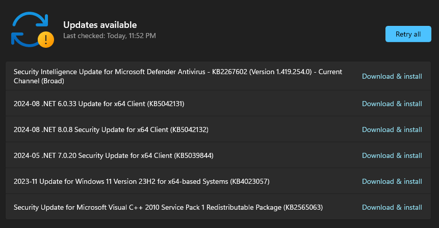 Windows Update Error Encountered : 0x800706f4 - Microsoft Q&A