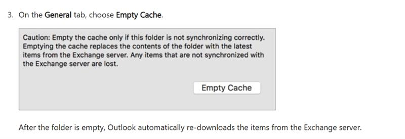 My outlook 365 emails are not syncing correctly on Outlook MAC (Legacy ...