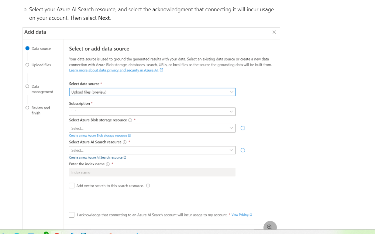 how to automate the addition of documents to “bring your own data” on ...