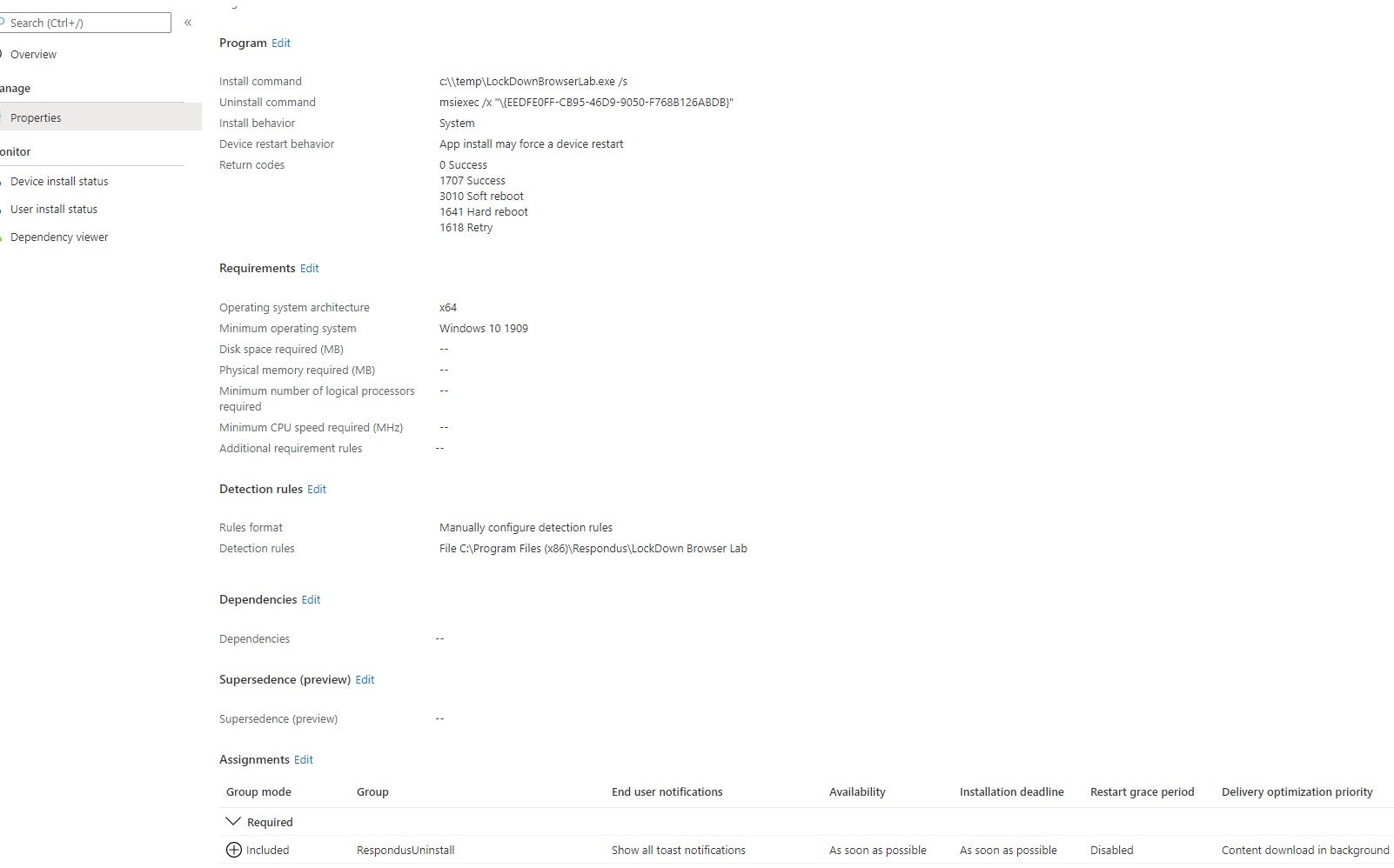 Issue With Intune Install And Uninstall Microsoft Qanda