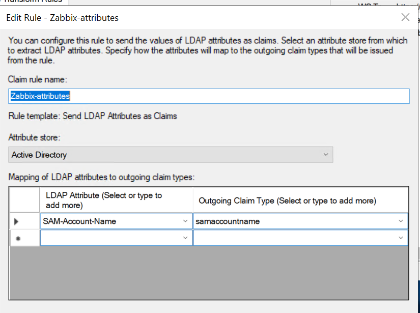 ADFS claim rules help - Microsoft Q&A