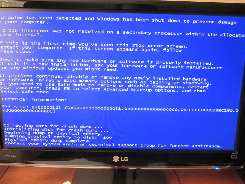 Windows 7 - Blue Screen 101 - Microsoft Q&A