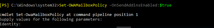 It Awlays get me that erro for OWA Add-in in EXchange PowerShell ... It Awlays get me that erro for OWA Add-in in EXchange PowerShell ...