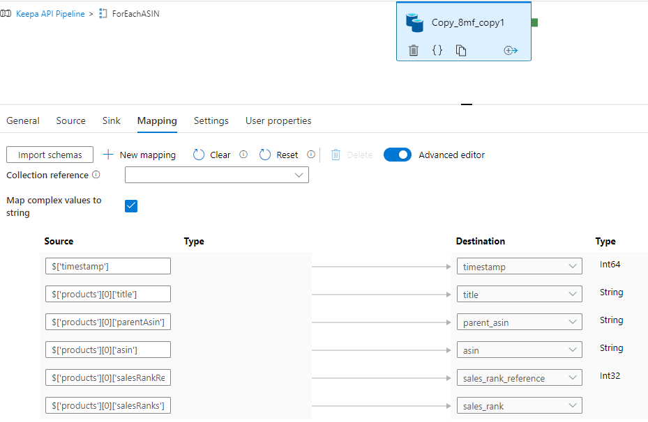 Json Array Object Mapping In Adf Microsoft Qanda