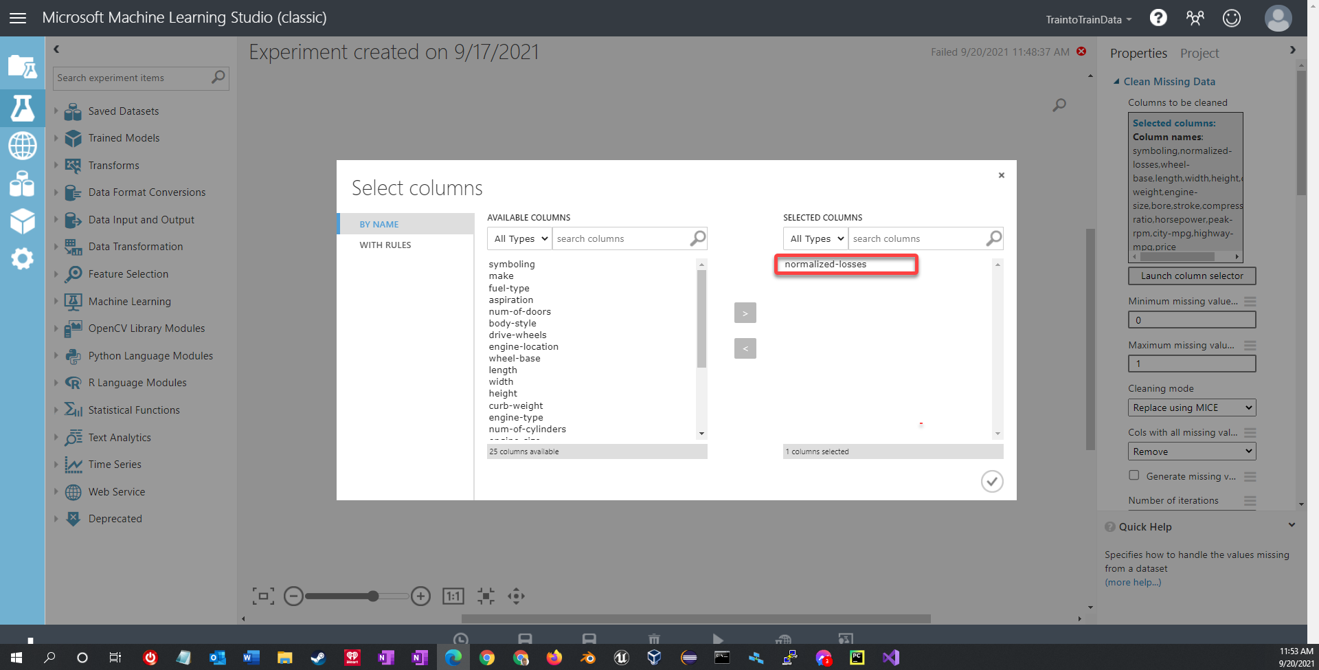 Clean Data Error - Microsoft Q&A