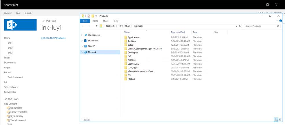 Access File Server Folders From Within Sharepoint Microsoft Qanda