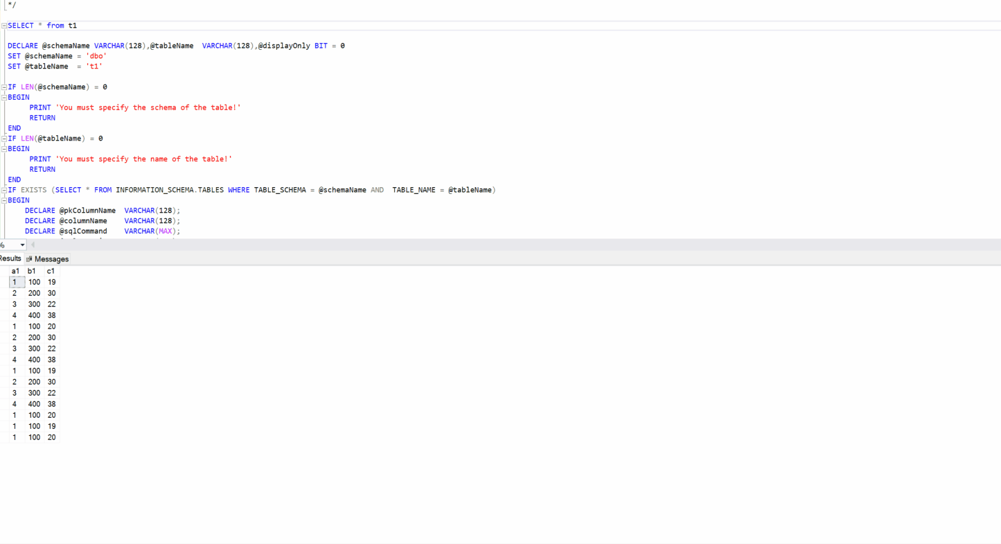 Rewrite T Sql Script In Azure Synapse Microsoft Qanda