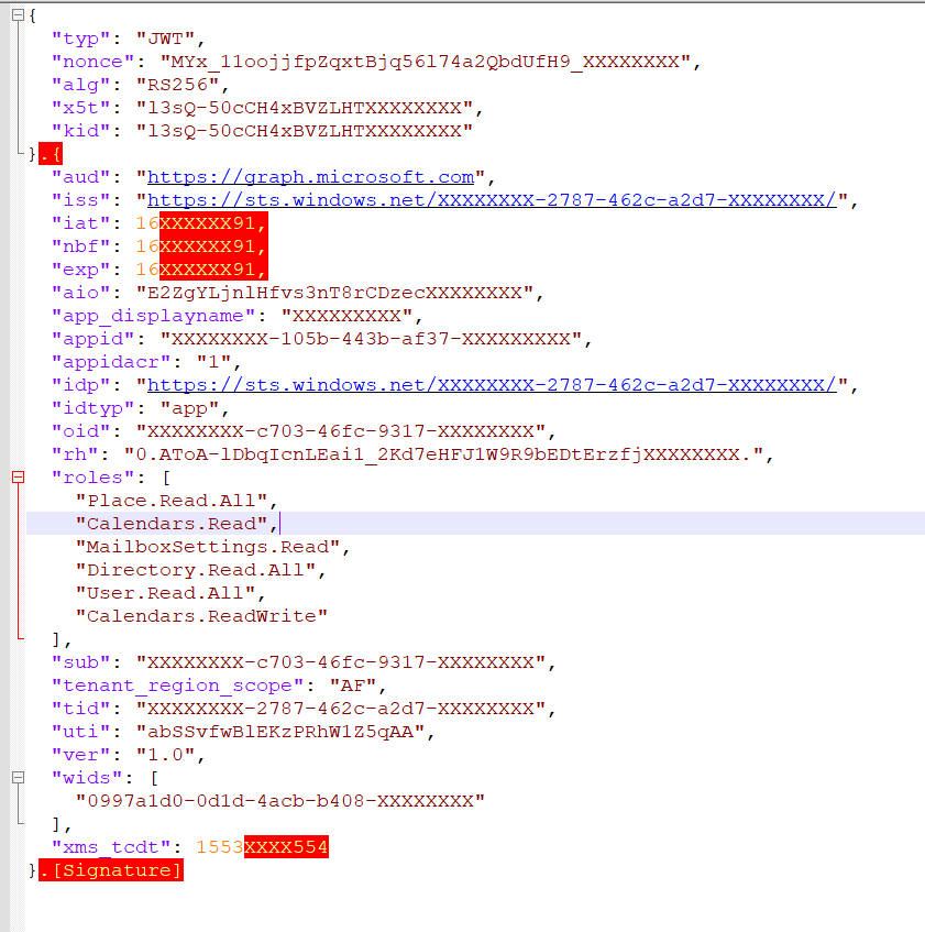 Graph API - On-Prem Exchange read user calendar fails with 401 ...
