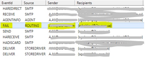 Exchange Server drops messages. - Microsoft Q&A