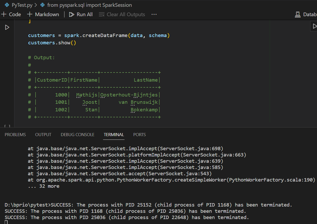 pytest in sp creation - Microsoft Q&A