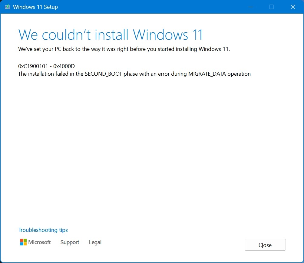 Windows 11 24H2 update always fails & rolls back to the previous ...