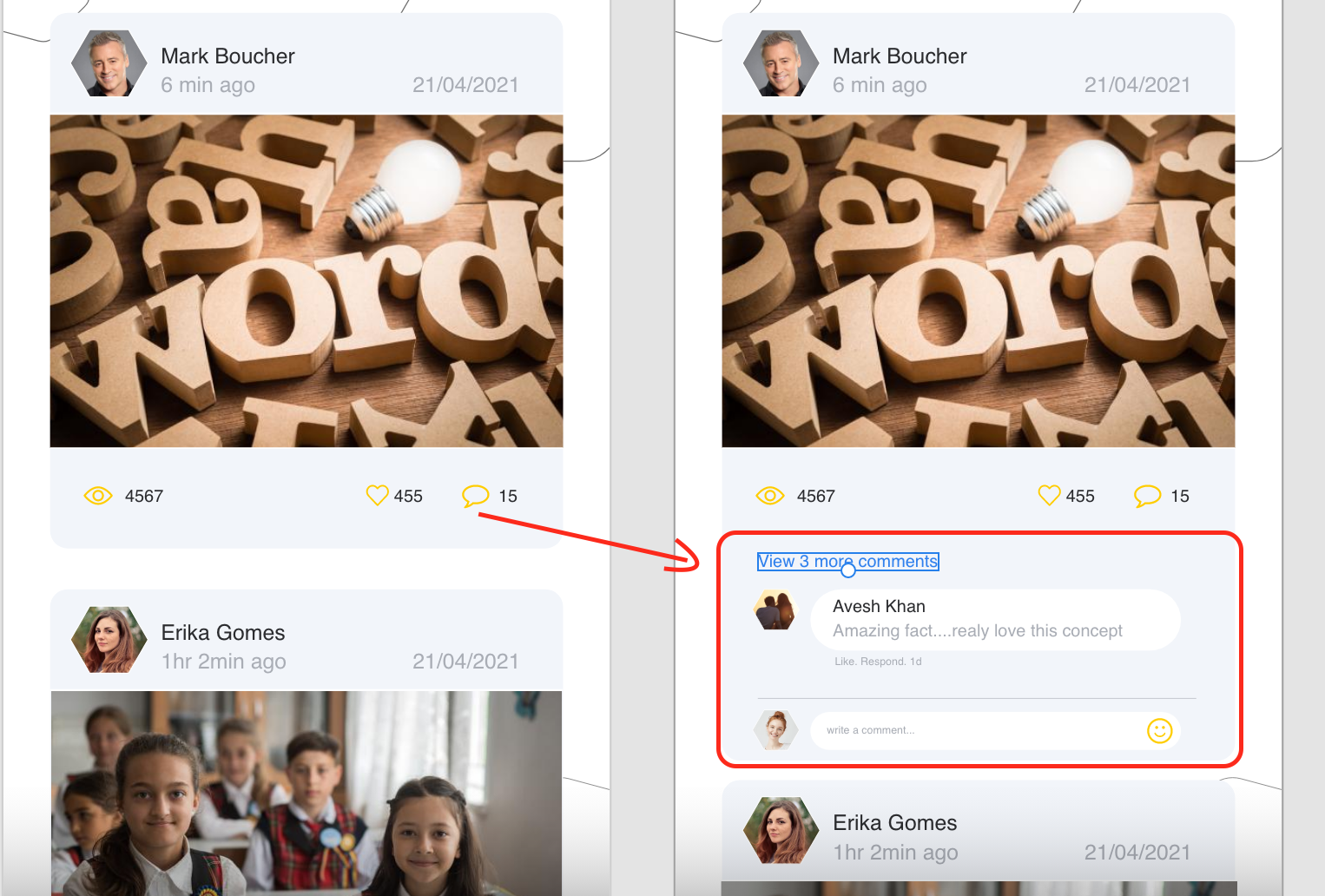 Xamarin Forms Expand And Collapse Comments On Button Click Microsoft Qanda
