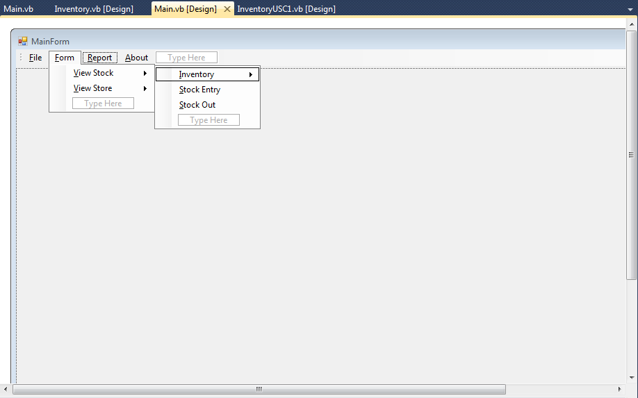 How To Show Data Of Datagridview In User Control When I Clicked A Strip Menu Vbnet In