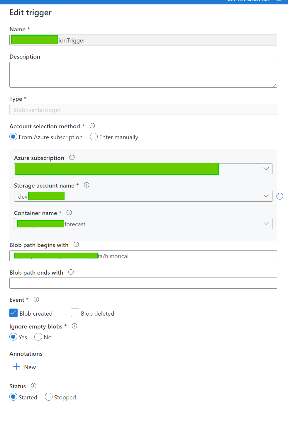 Azure Blob Storage Trigger Doesnt Fire Microsoft Qanda