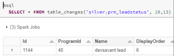 tables cdc in tables delta lake - Microsoft Q&A