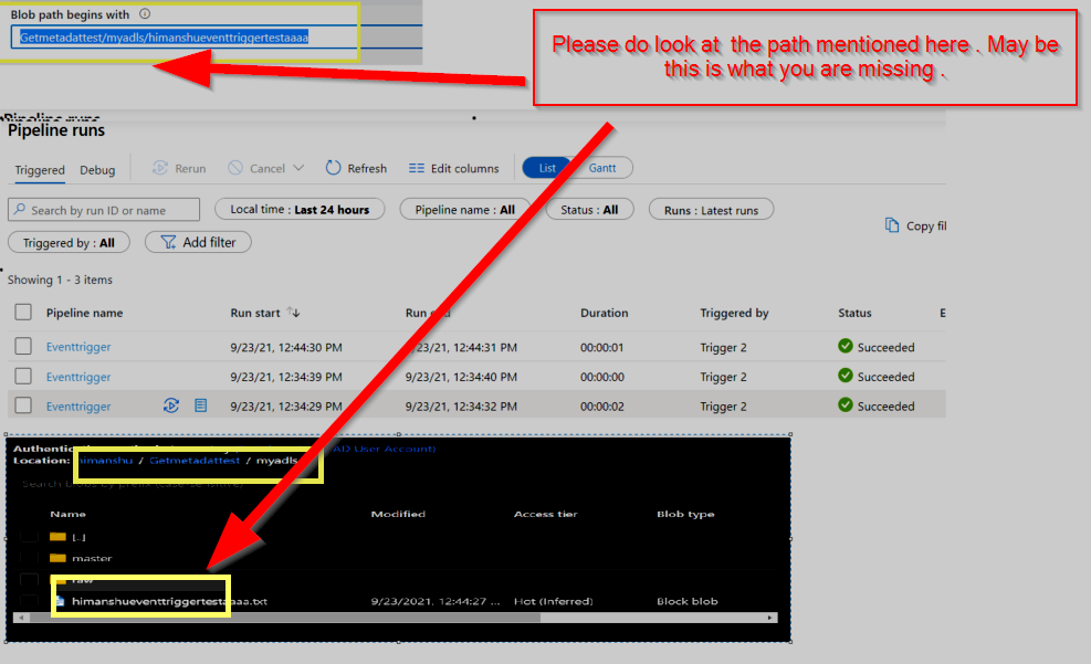 Azure blob storage trigger doesn't fire - Microsoft Q&A