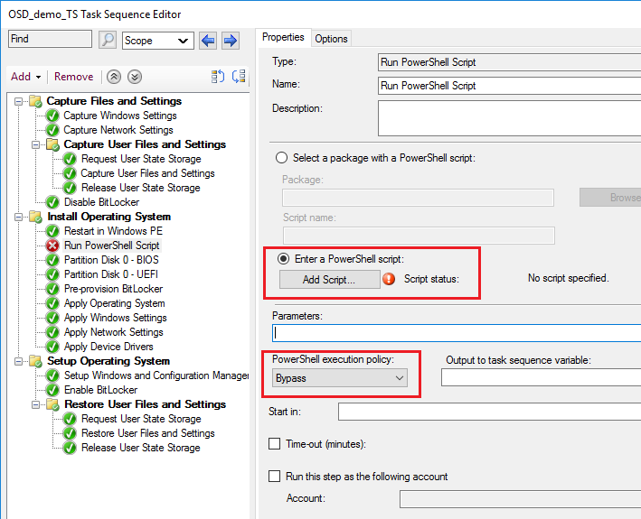 Task Sequence Can T Find File In Users Appdata Folder Microsoft Qanda