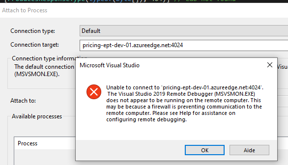Unable to attach remote debugger to Azure app service slot (VS 2019 ... Unable to attach remote debugger to Azure app service slot (VS 2019 ...