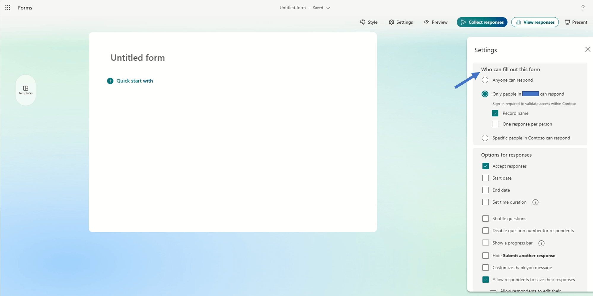 I cannot add the "Upload File" option to a newly created form while using Microsoft Forms ...